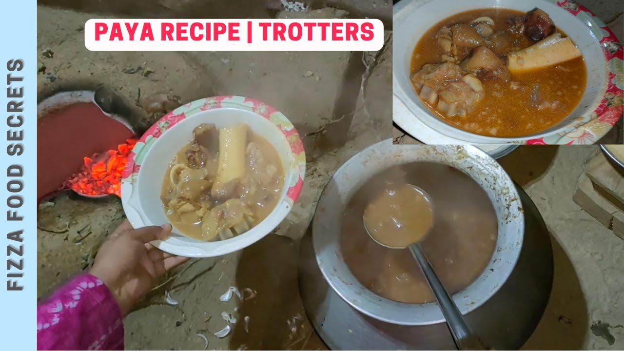 Paya Recipe | Bare Paye Recipe in Urdu | Cow Trotters Recipe | Paye ...