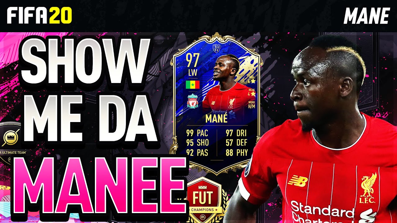 97 TOTY MANE OYUNCU İNCELEMESİ - FIFA 20 ULTIMATE TEAM - YouTube