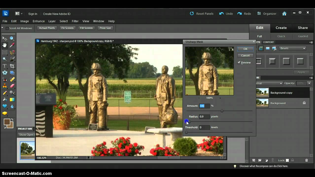 Unsharp Mask - YouTube