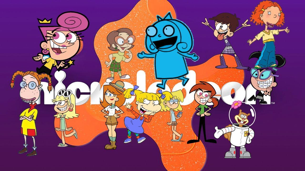 All Female Nicktoons Characters Youtube