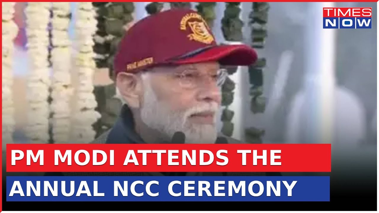 PM Modi Attends The Annual NCC Ceremony Today At Cariappa Parade Ground ...