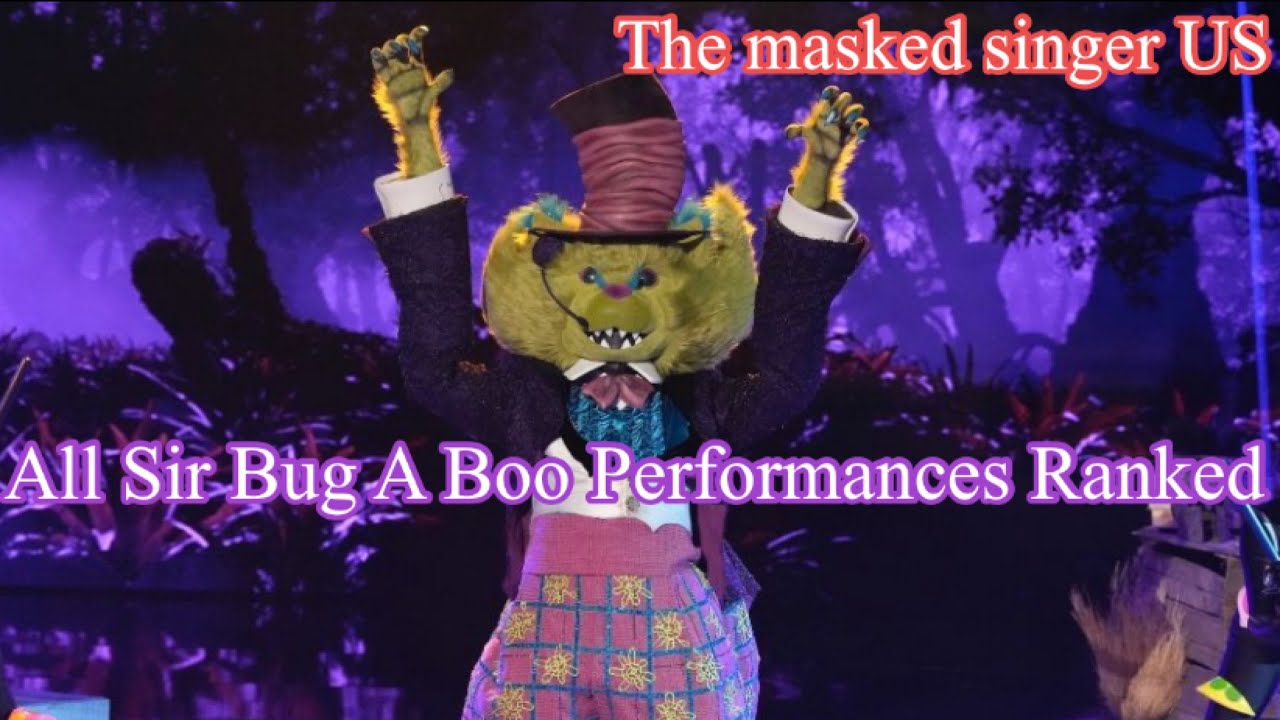 All Sir Bug A Boo Performances Ranked (The masked singer US) - YouTube