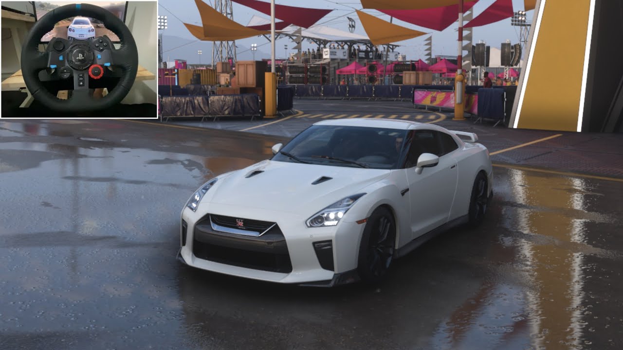 Nissan GT-R (R35) || Forza Horizon 5 || Logitech G29 Gameplay - YouTube