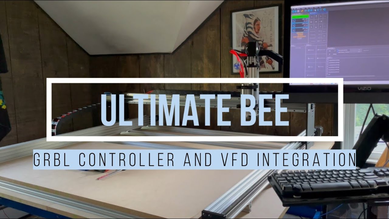 7. Ultimate Bee 1515 High Torque grbl control and VFD integration - YouTube