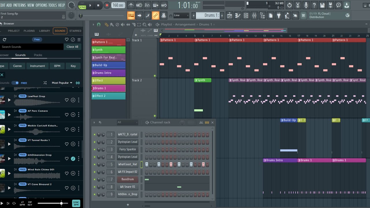 First Song On FL Studio Be Like: - YouTube