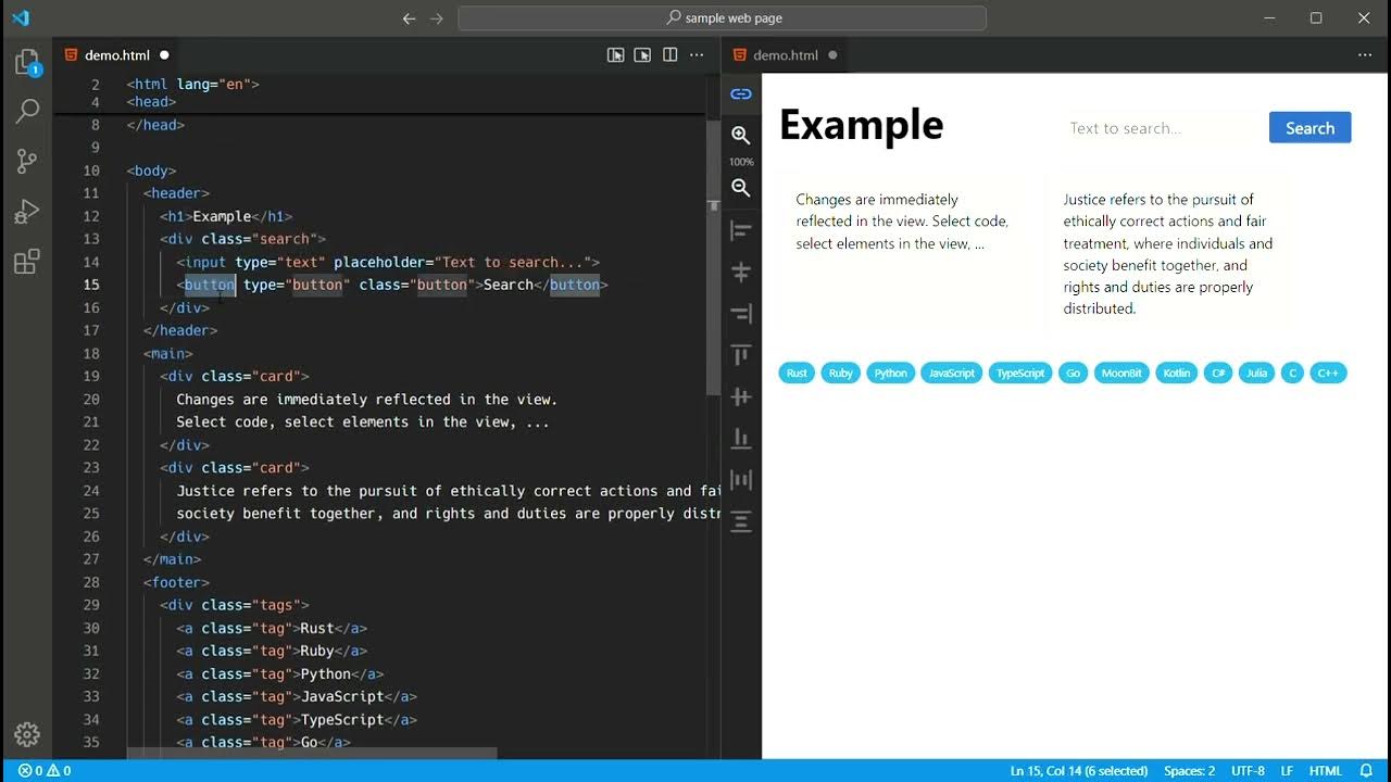 Edit HTML files visually. - YouTube