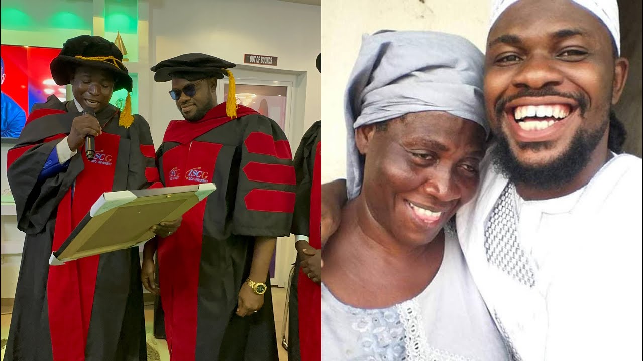 Dr Yanbaba Emotional speech after he was awarded a doctorate degree by ...