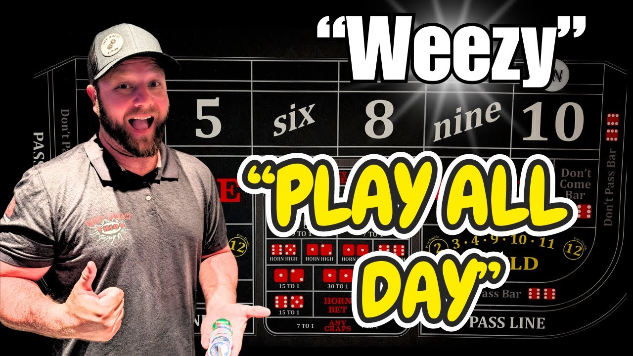 Play Craps all Day on $300! - The Weezy - YouTube