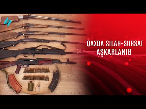 Qaxda silah-sursat aşkarlanıb @Kanal-S