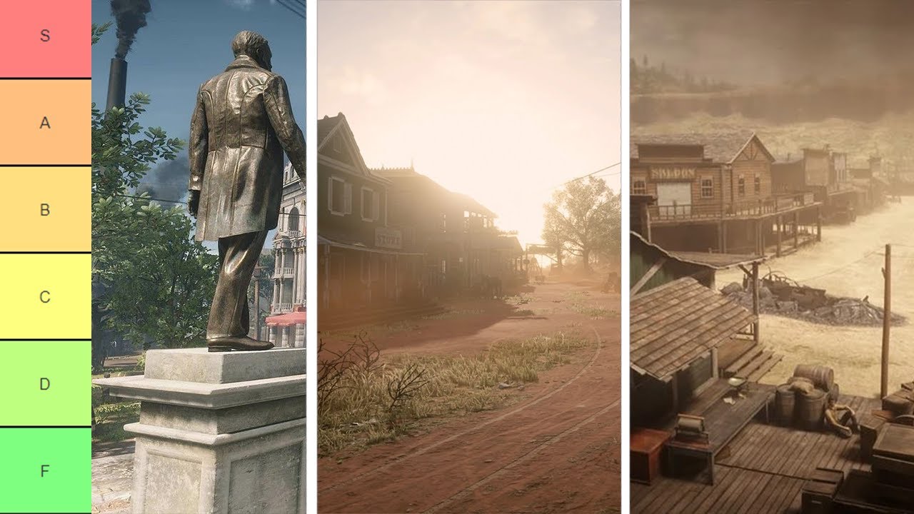 Every Town in RDR2 Ranked | Red Dead Redemption 2 - YouTube