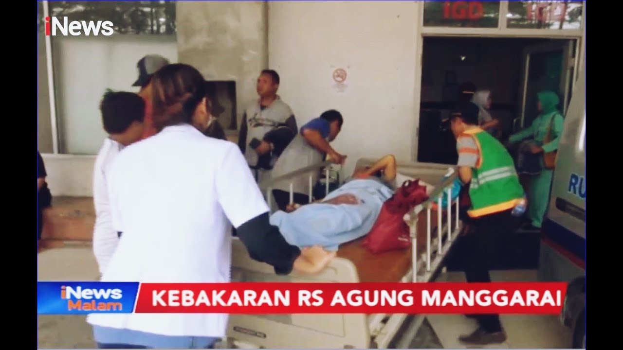 RS Agung Manggarai Terbakar, Pasien dan Pengunjung Dievakuasi - iNews ...