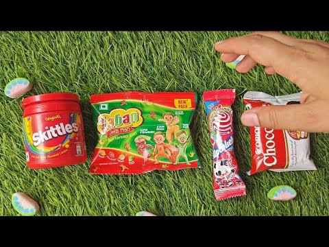 Most satisfying Lots of candy GIANT SKITTLES LABAN chocolate unboxing ...