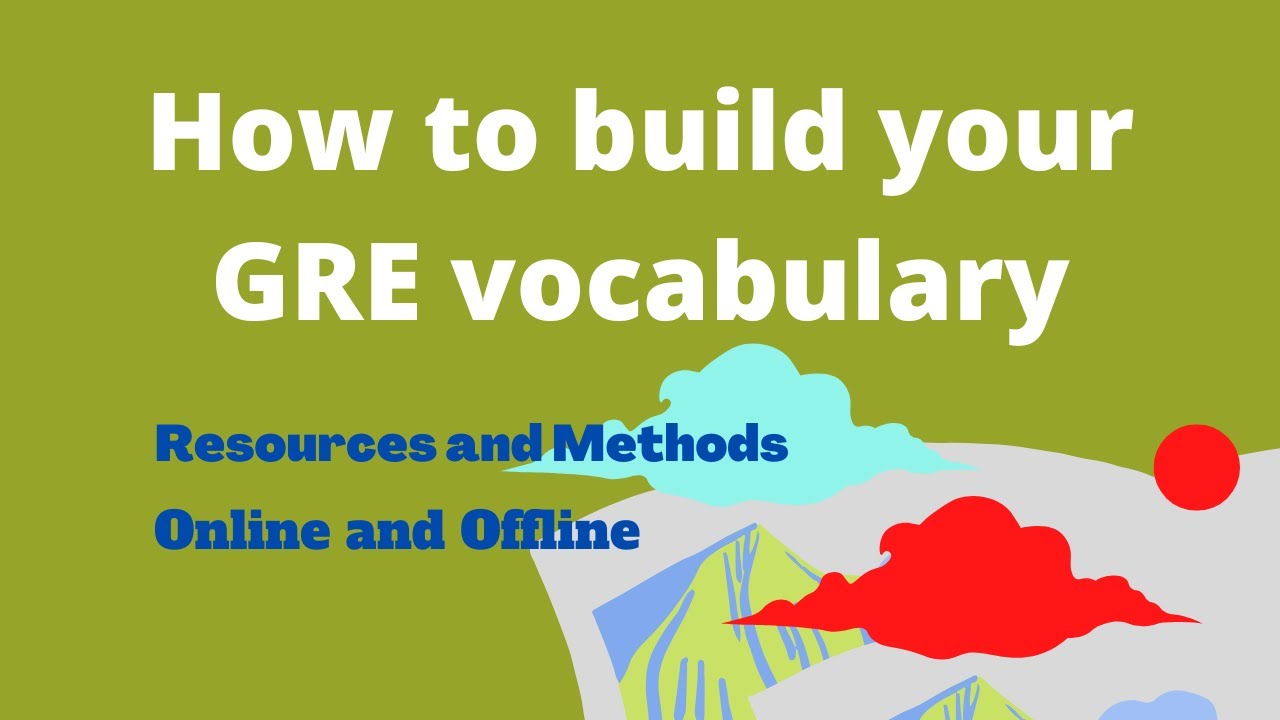 How to build your GRE vocabulary - YouTube