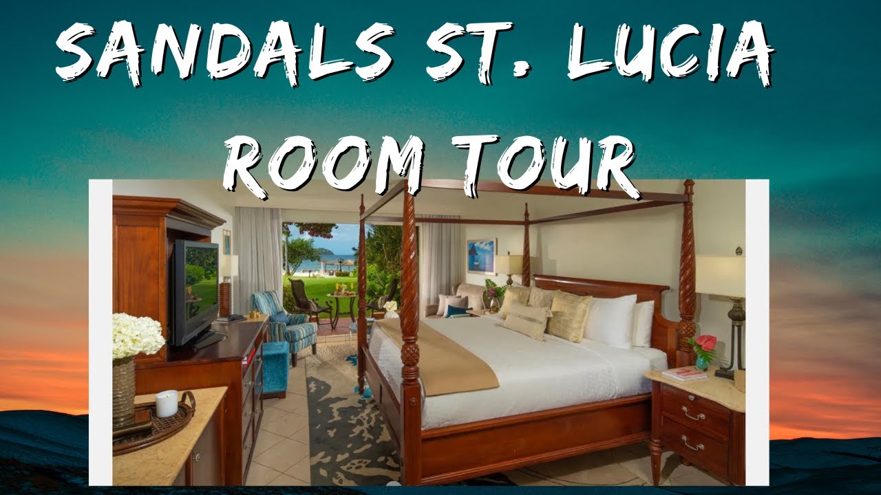 Room Tour Sandals Grande St Lucian Caribbean Beachview Club Level ...