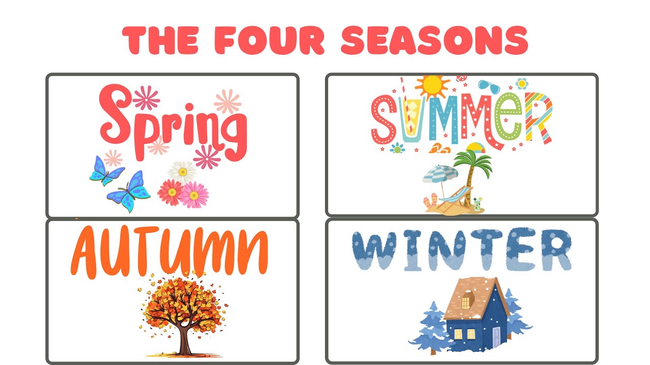 Seasons For Kids, Learn Season Names, Educational Video, Fun Learning ...