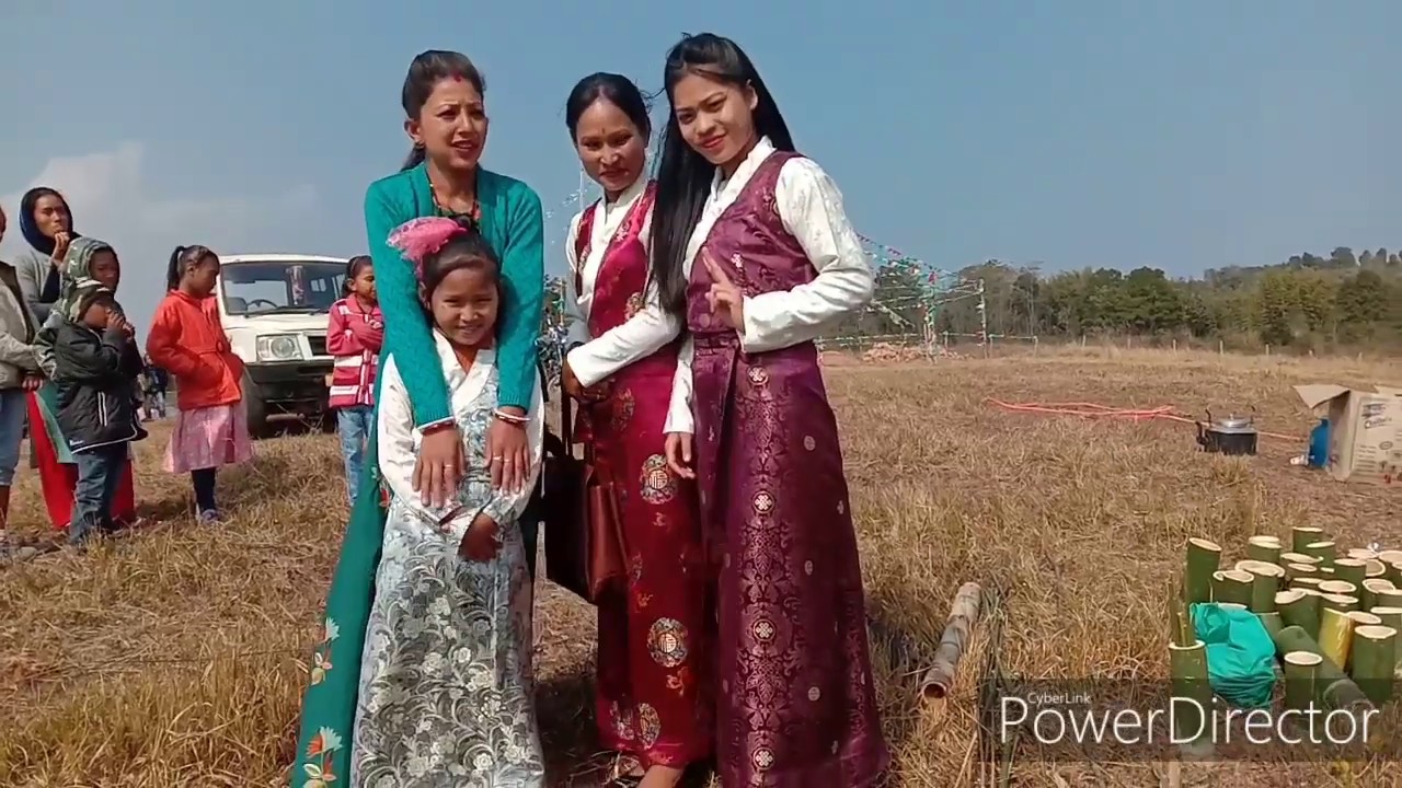 Loshar celebrate at New Tumbung near golf course, umrangso - YouTube