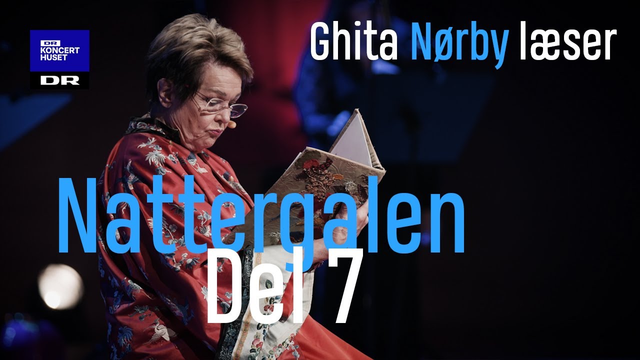 Ghita Nørby læser HC Andersens Nattergalen 7:9 - YouTube