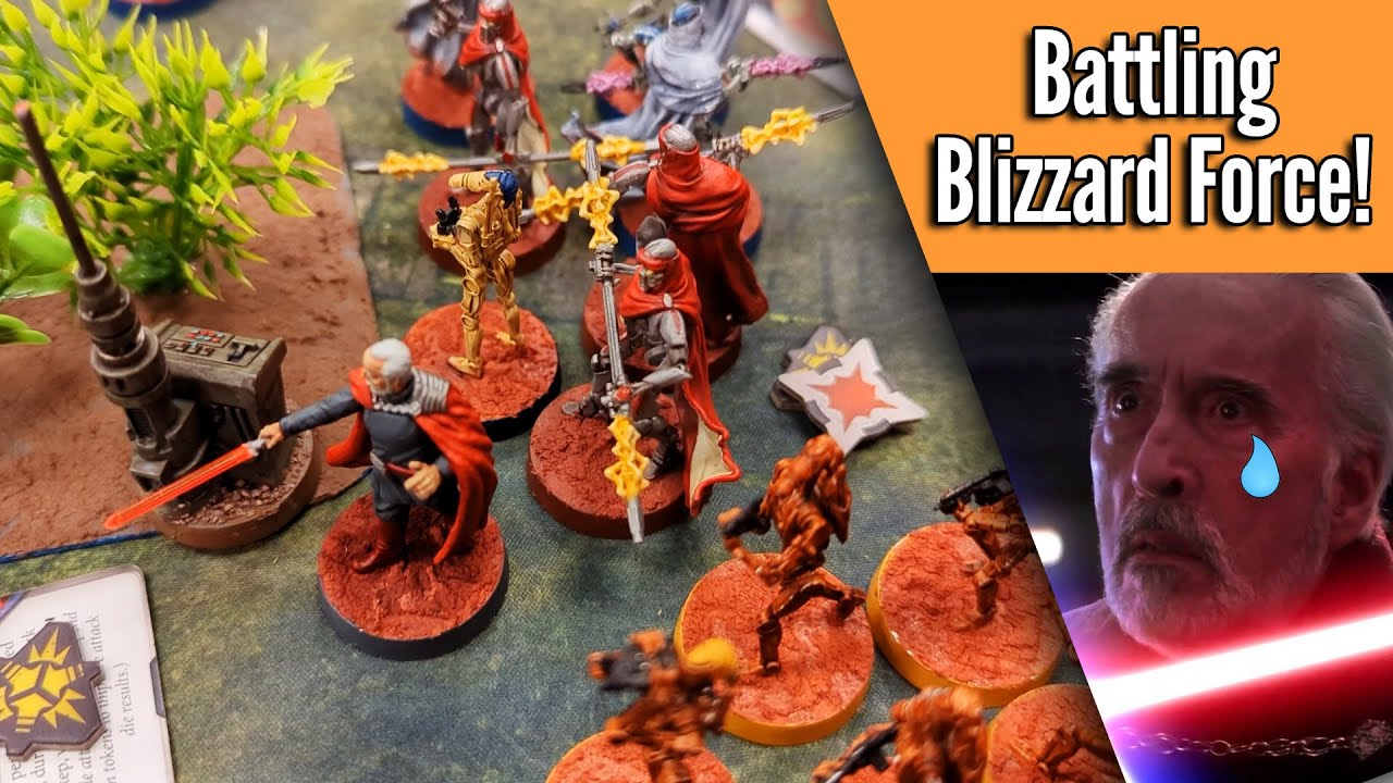 Dooku takes on Blizzard Force - Worlds Prep Micro Batrep - YouTube