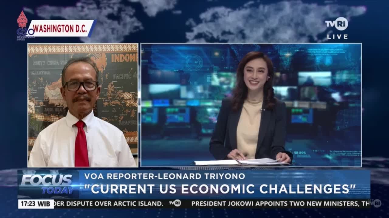 Laporan Langsung VOA untuk TVRI World : Tantangan Ekonomi Amerika ...