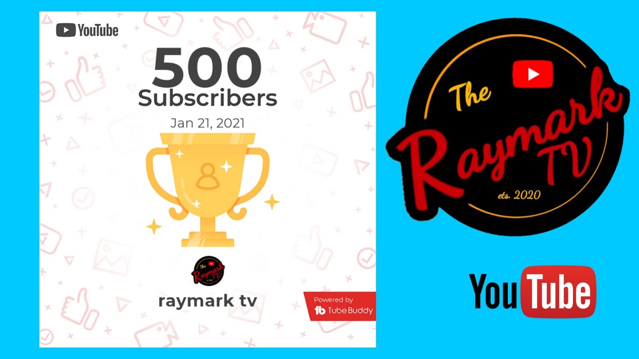 #500 #youtube #raymark tv - YouTube