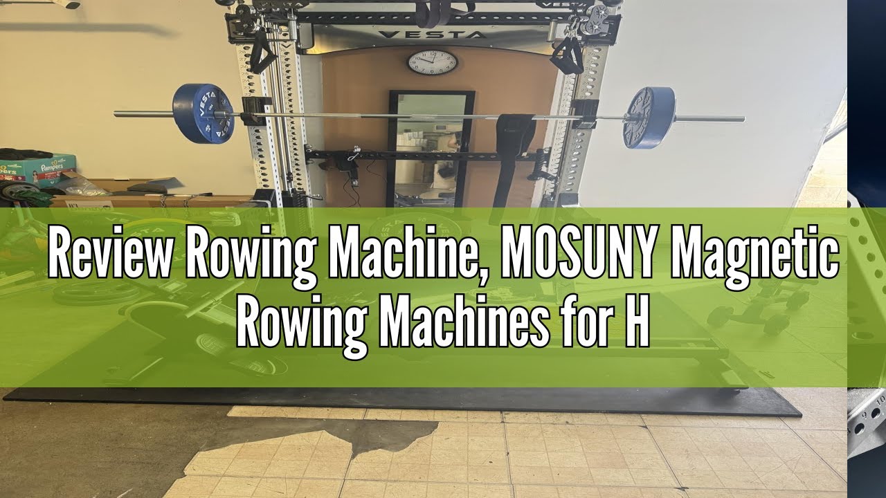 Review Rowing Machine, MOSUNY Magnetic Rowing Machines for Home 350 LB ...