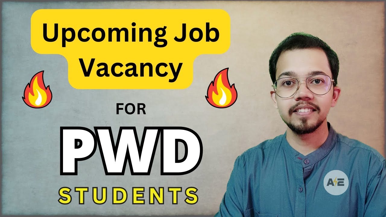 Upcoming Job Vacancy for PWD students | Permanent Govt Jobs 🔥 - YouTube