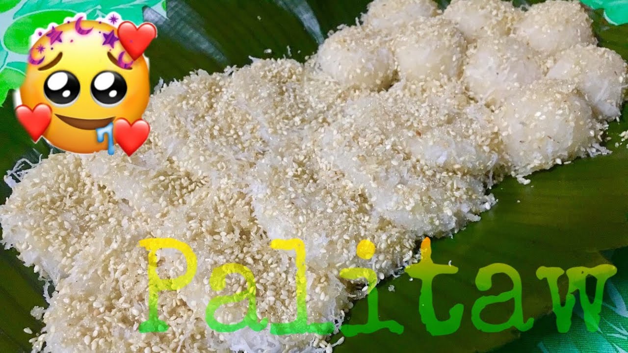 How to Make Palitaw | How to Make Cheesy Palitaw Balls | Palitaw with ...