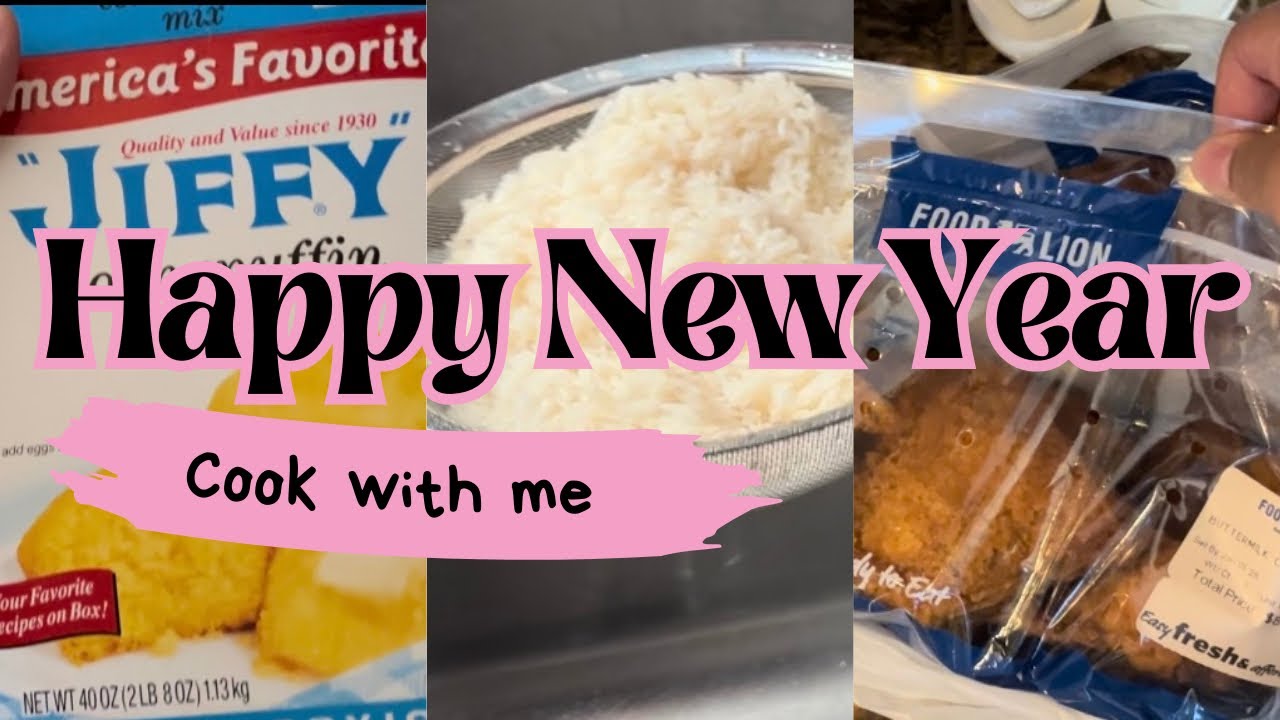 Happy New Year| Cook with me| First meal of the New Year| - YouTube