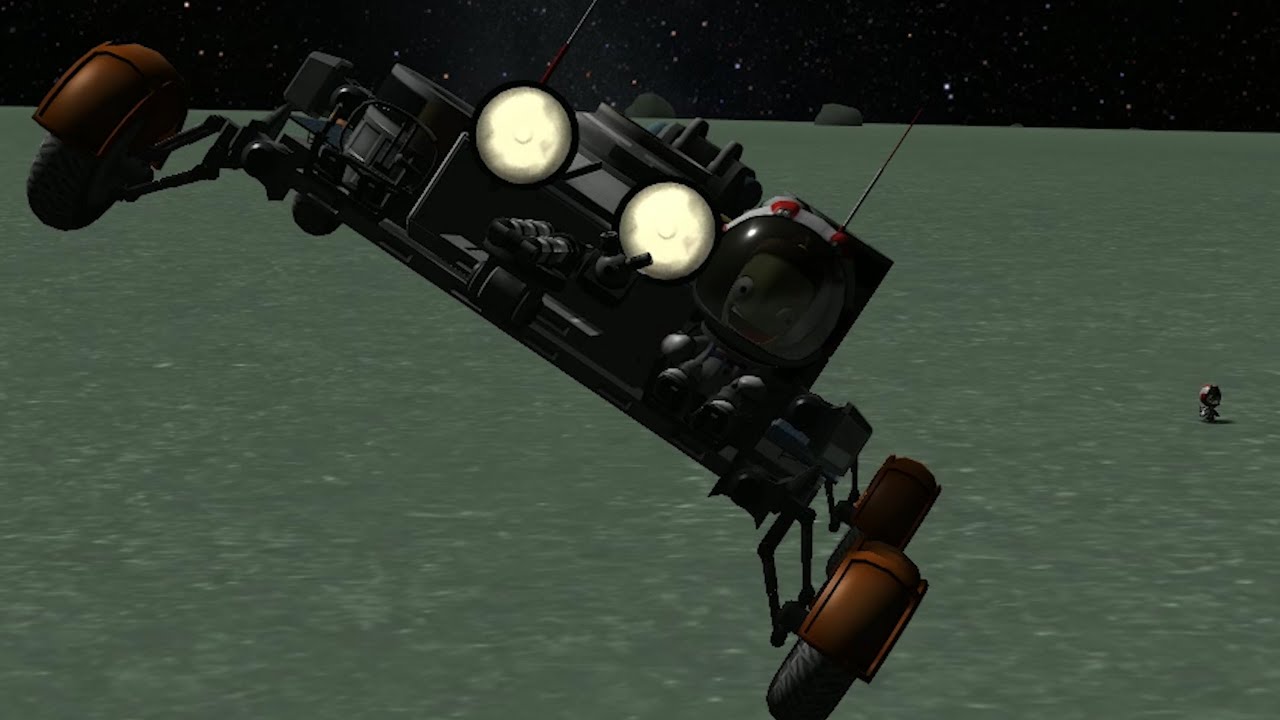 Kerbal Space Program Foldable Rover - YouTube