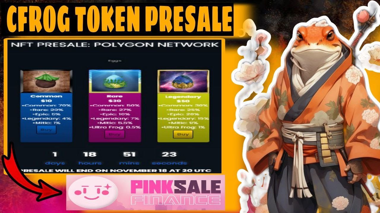 BEST NFT GAME CRAZY FROG | TOKEN PRESALE SOON | NFT PRESALE WILL END ...