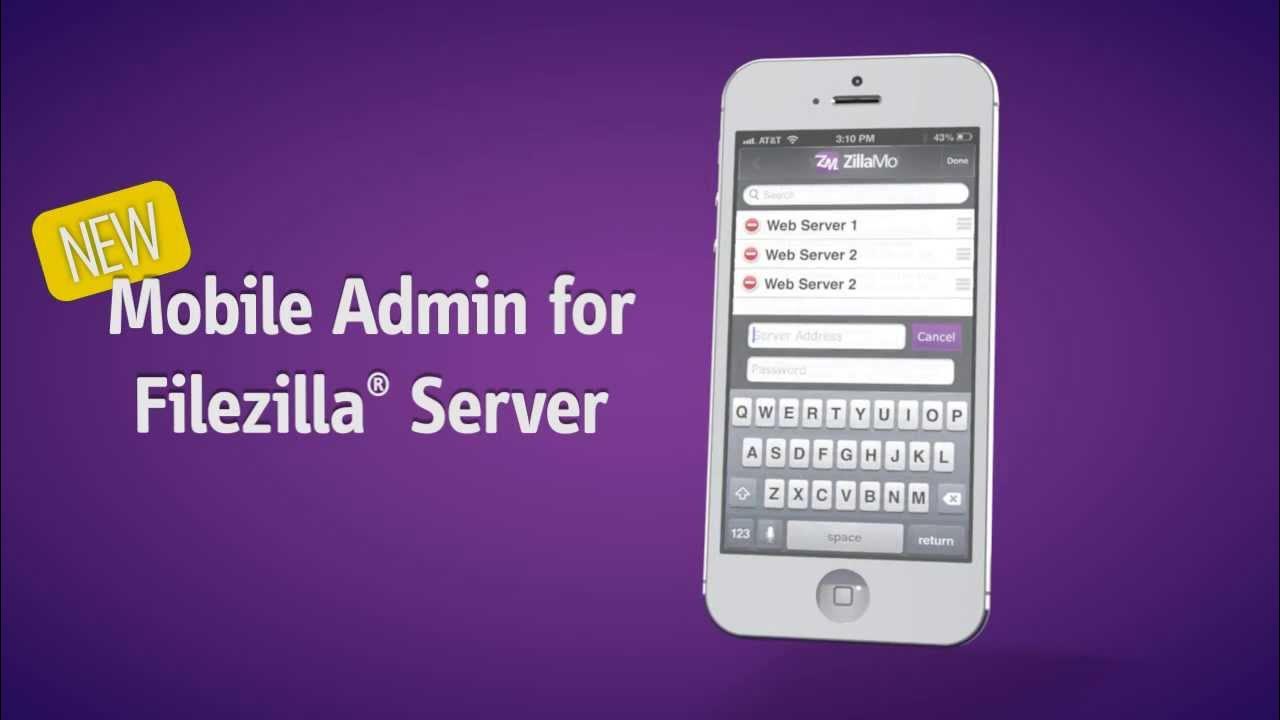 Zillamo iOS App Features - Mobile FIleZilla Server FTP Management - YouTube