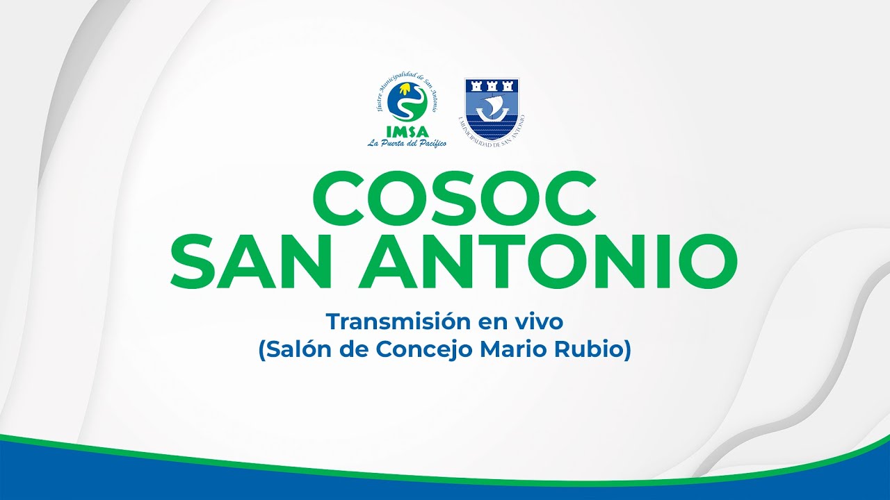 COSOC Sesión Ordinaria N 06 - YouTube