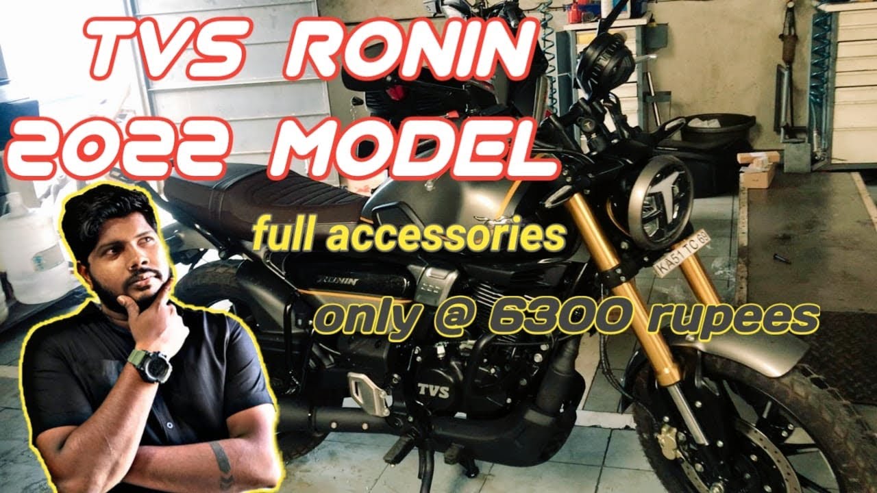 TVS Ronin 2022 model full accessories unboxing and fixing#tvsronin225 # ...