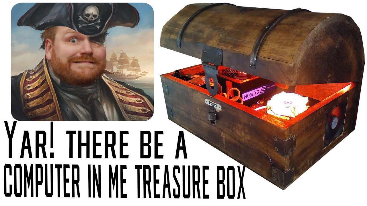 Glowing Treasure Chest Computer Build? - TJ Roast My Rig Ep 6 - YouTube