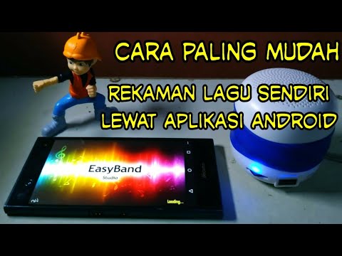 tutorial recording/cara paling mudah rekaman lagu sendiri lewat aplikasi android