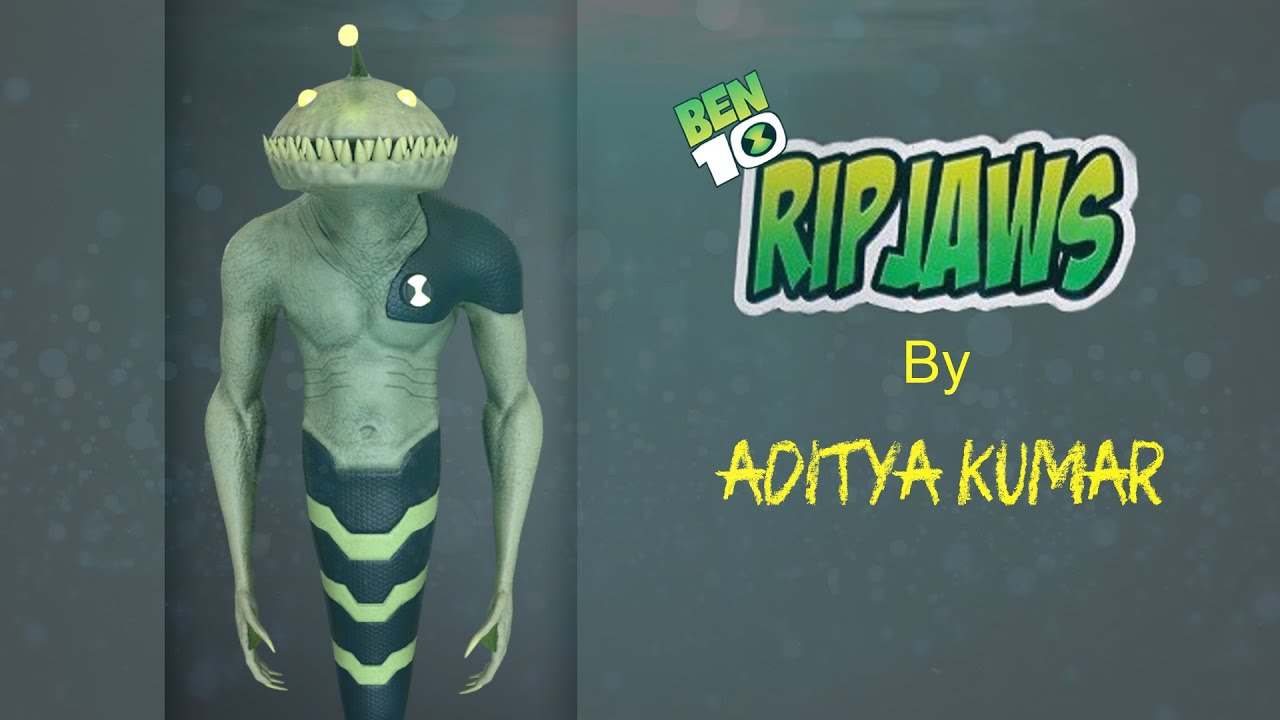 Ben 10 | alien| ripjaws |3d model | showcase - YouTube