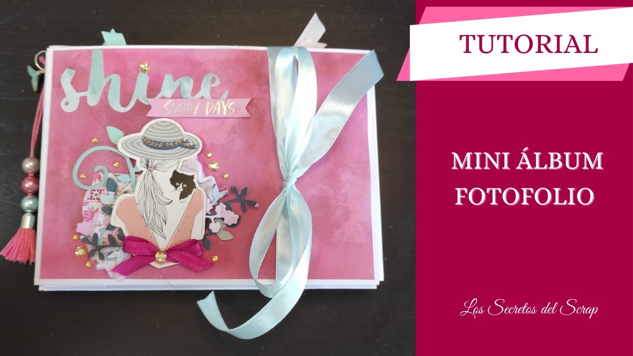 Tutorial MINI ÁLBUM fotofolio - YouTube