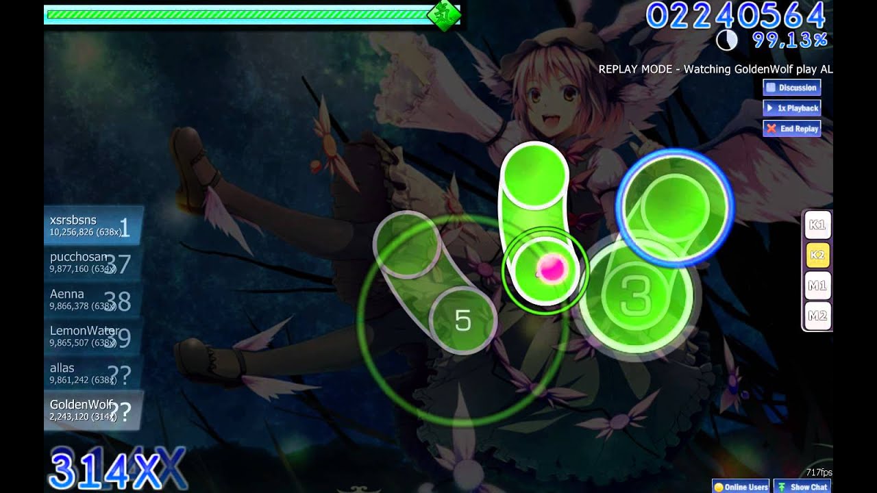 osu! - ALiCE'S EMOTiON - Lorelei [Lunatic] - S 99% - YouTube