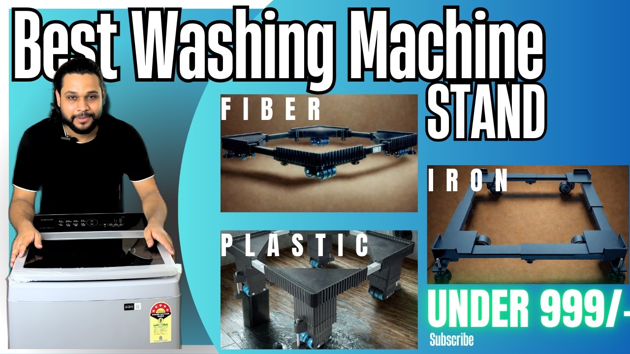 Washing Machine Stand Under 999 | 360 Rotatable Wheels and Adjustable ...