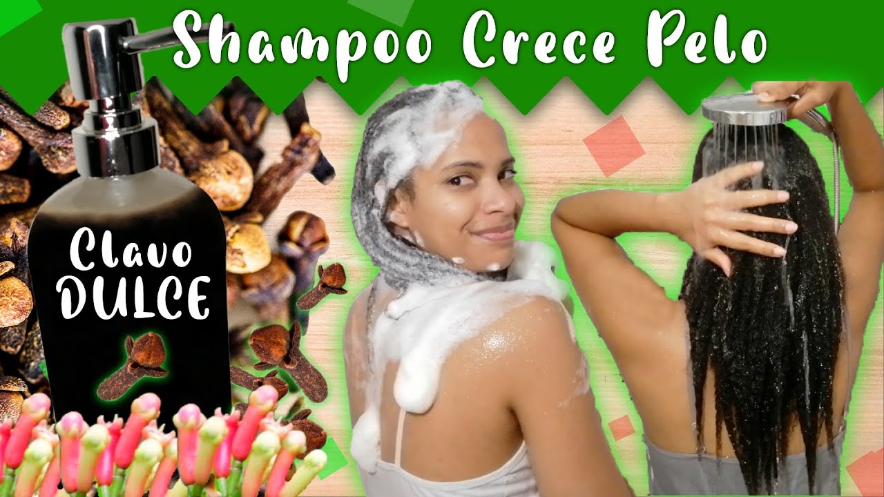 SHAMPOO DE CLAVO DULCE para el CRECIMIENTO del CABELLO | | Reto ...
