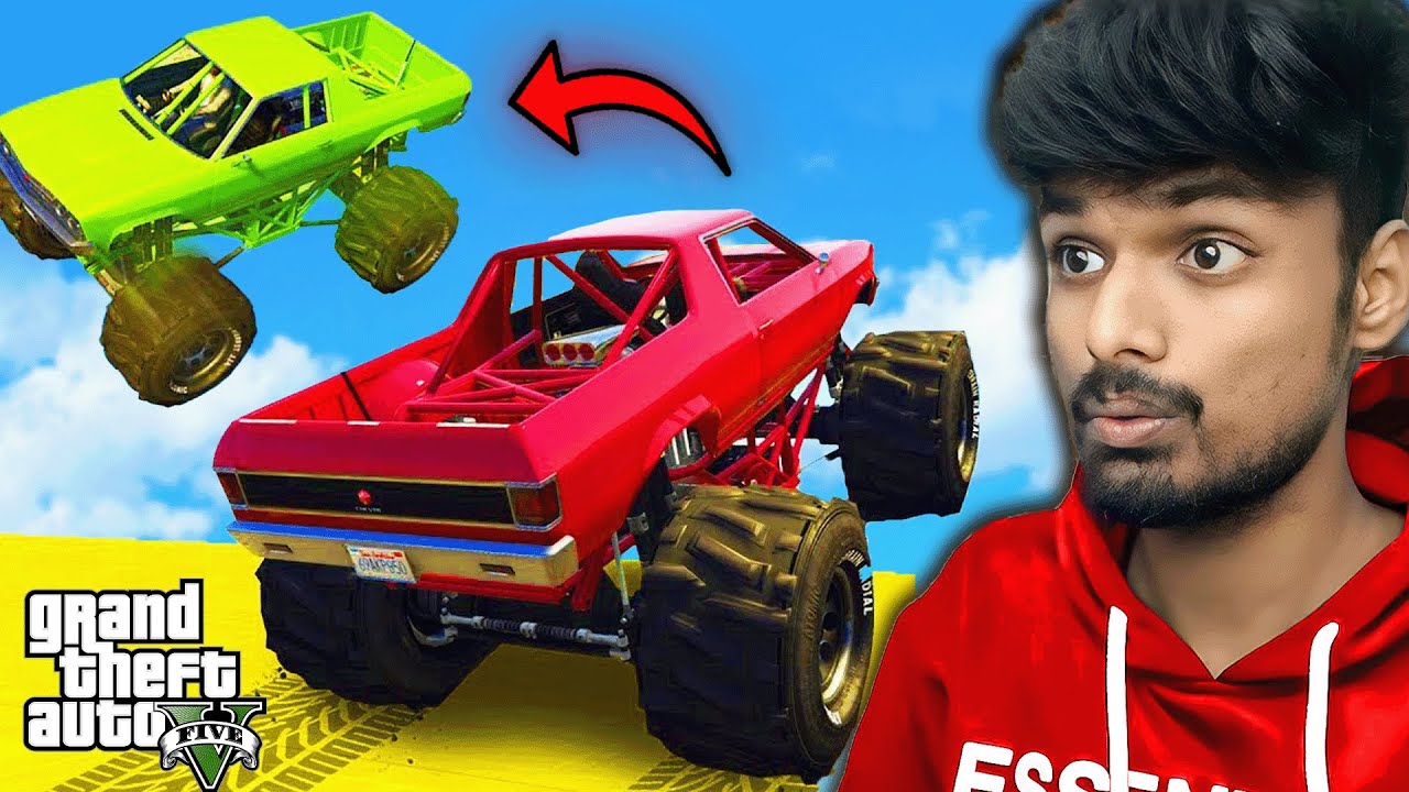 Ultimate GTA 5 Stunt Race ! - Rocky Tamil Gaming - YouTube