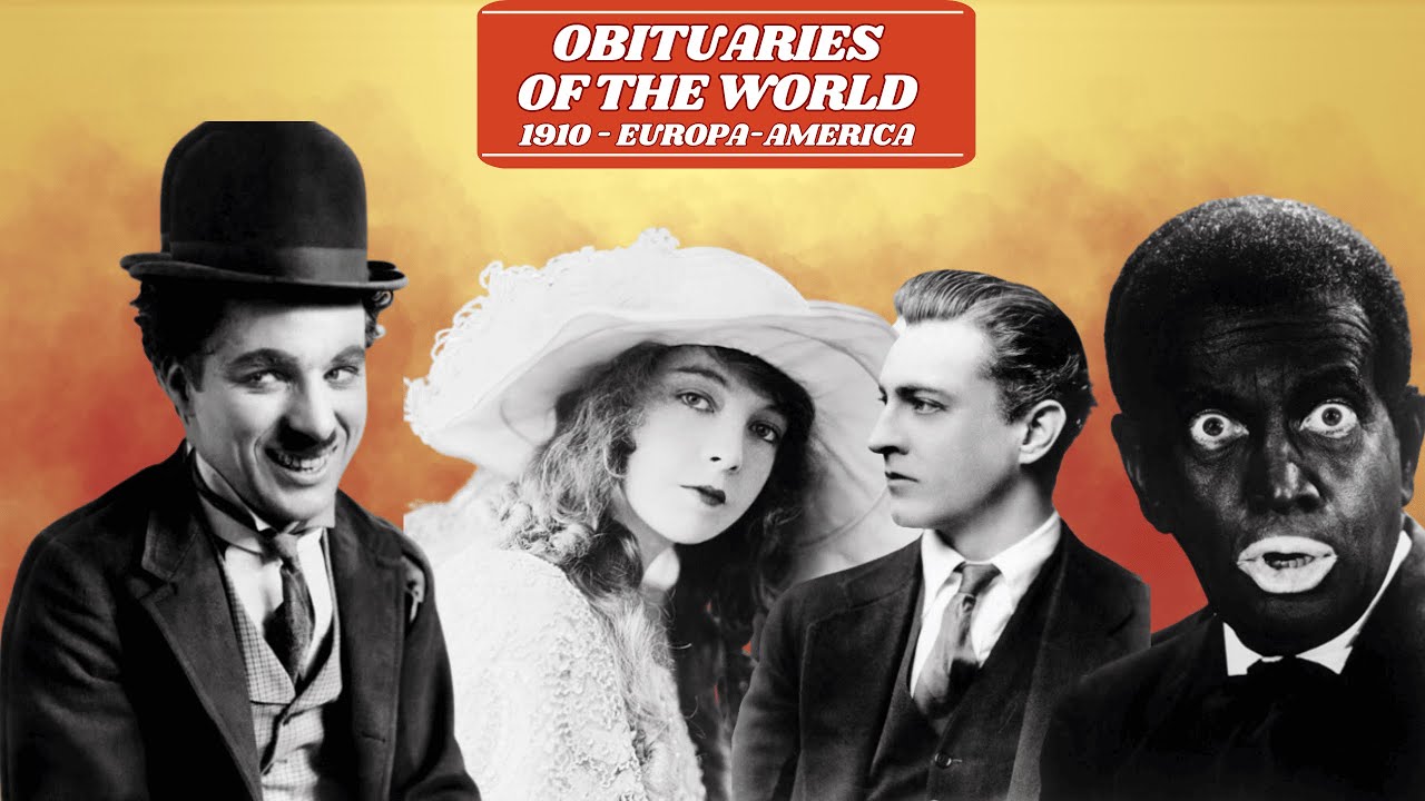 Obituaries 1910 - 1920 - Charlie Chaplin, Al Jolson - YouTube