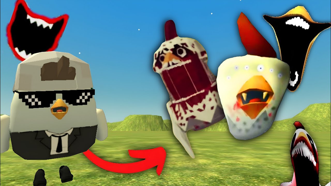 😱 HOW TO SUMMON THESE ENTITIES IN CHICKEN GUN!! - YouTube
