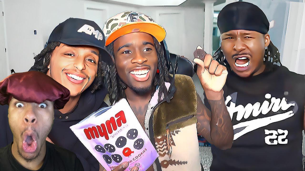 THEY ALMOST CHOKED ON THE COOKIES😂🍪Jaysurgin Reacts To AMP Tries ...