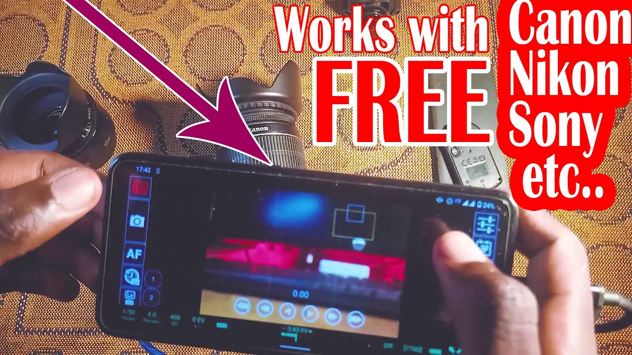 How to use your smartphone as External monitor for Canon, Nikon, Sony ...