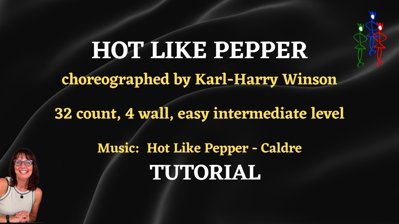 Hot Like Pepper line dance tutorial - YouTube