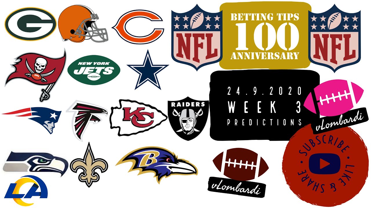 WEEK 3 Game PICKS and BETTING TIPS * NFL Gameday 2020-21 Season* 🤔🏈📺 ...