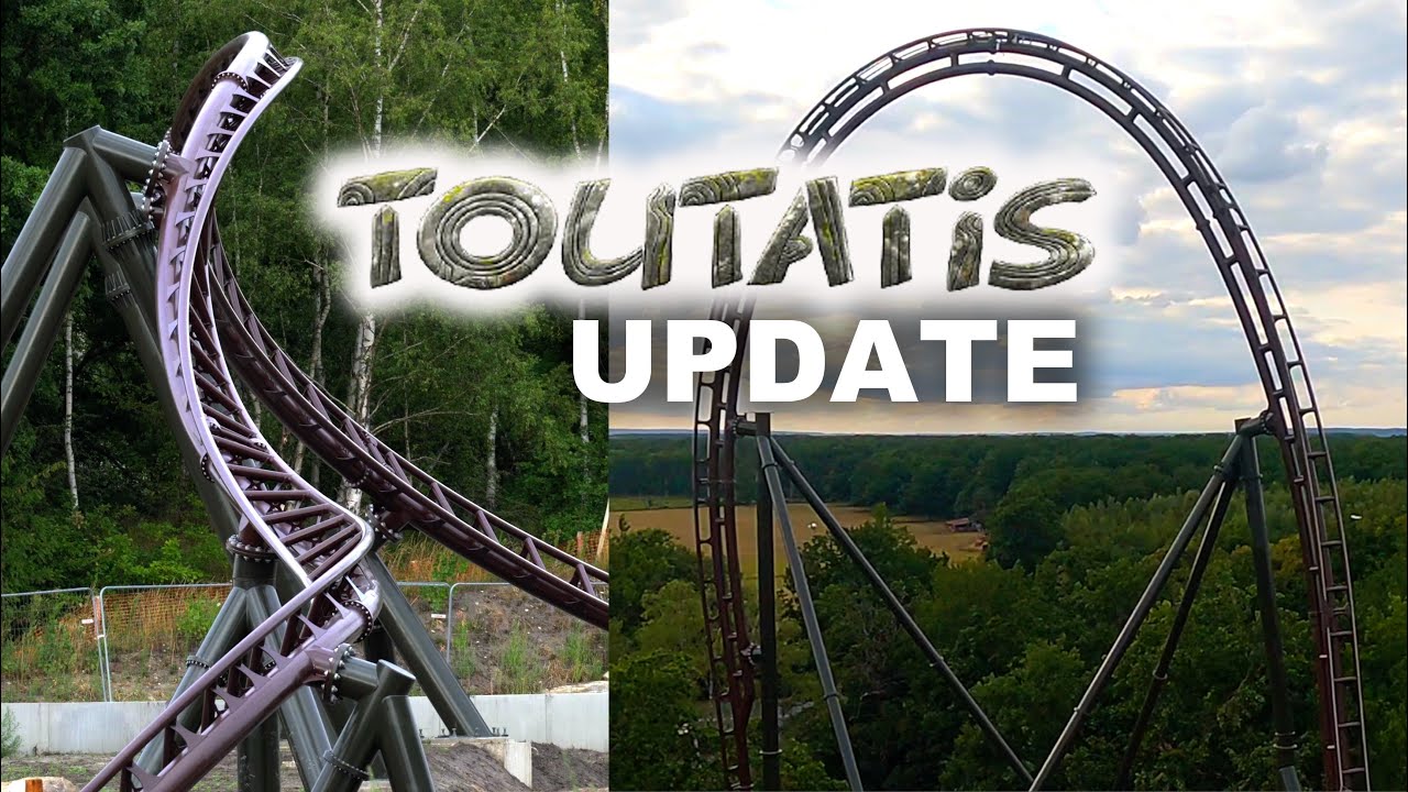 Toutatis Construction Update Parc Astérix New Intamin Multi-Launch ...