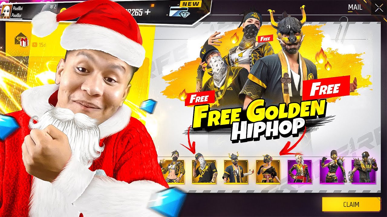 Santa Gifted New Golden Elite Pass For Free 😱 Tonde Gamer - Garena Free ...