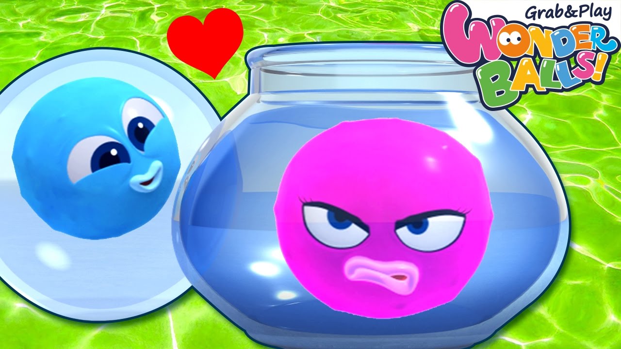 Colors with Wonderballs | Learn Colors With Water Painting ...